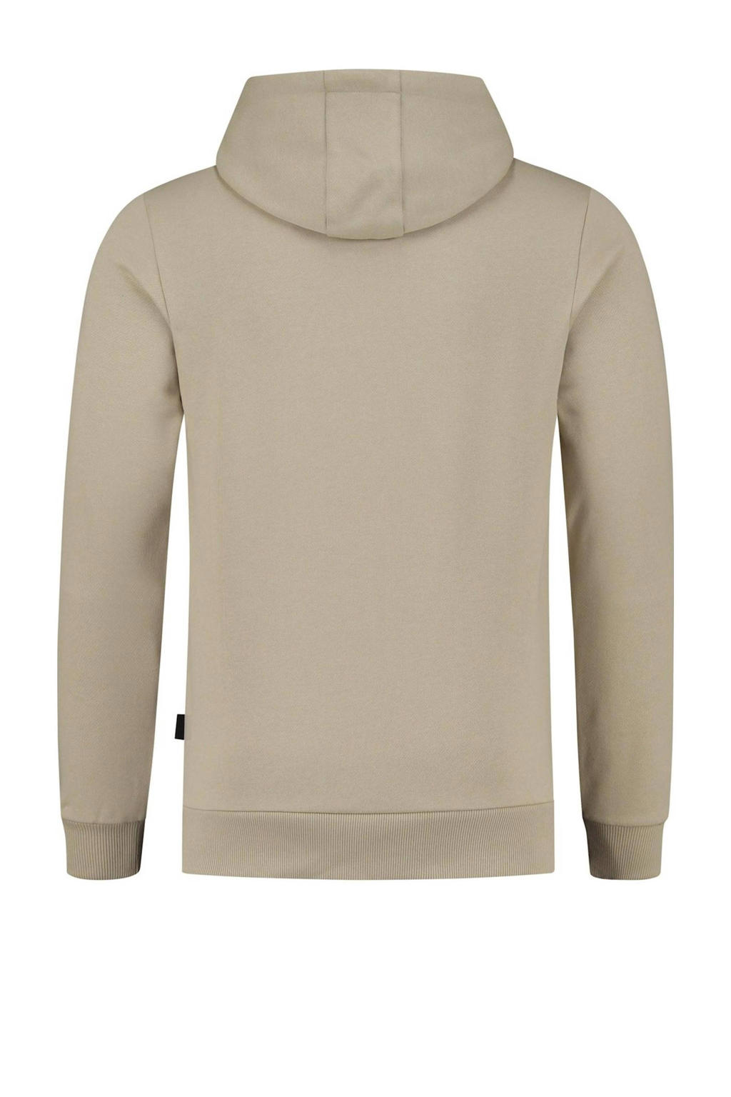 Ballin hoodie van biologisch katoen taupe | wehkamp