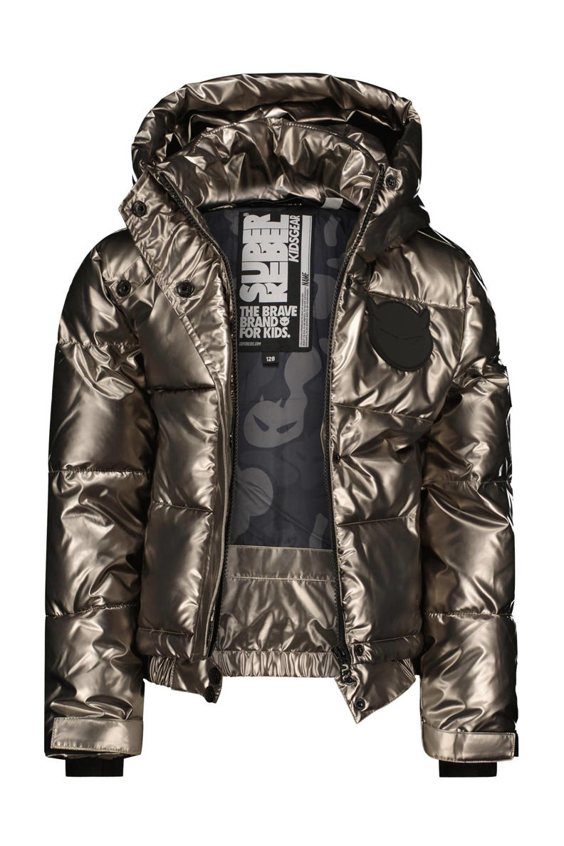 SuperRebel ski-jack Spicy zilver | wehkamp
