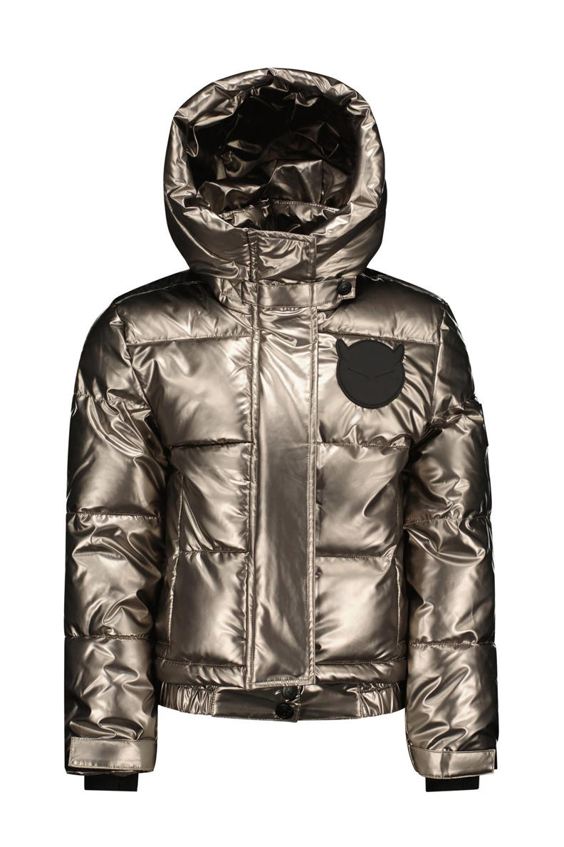 SuperRebel ski-jack Spicy zilver | wehkamp
