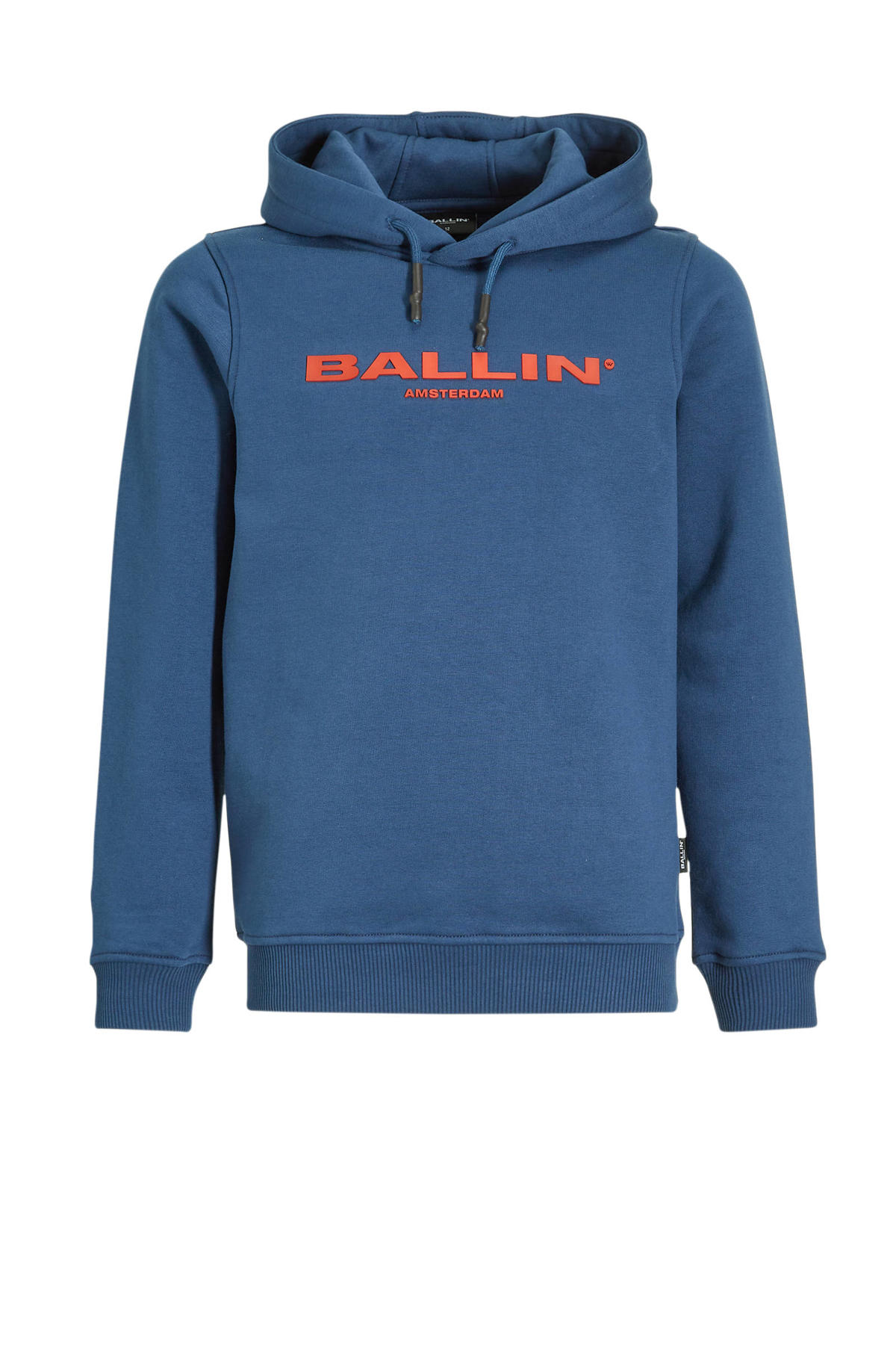 Ballin unisex hoodie met logo blauw | wehkamp