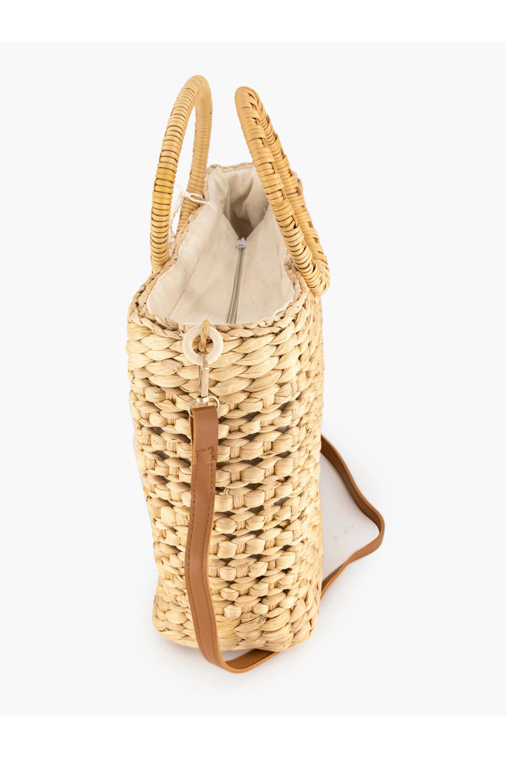 Graceland handtas van riet beige | wehkamp