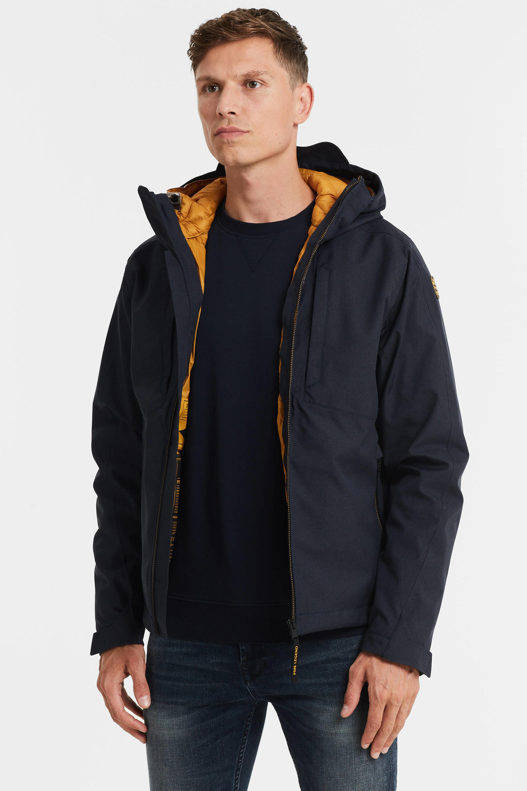 PME Legend gewatteerde jas PERFORMANCE EXPEDIZER 599 navy | wehkamp