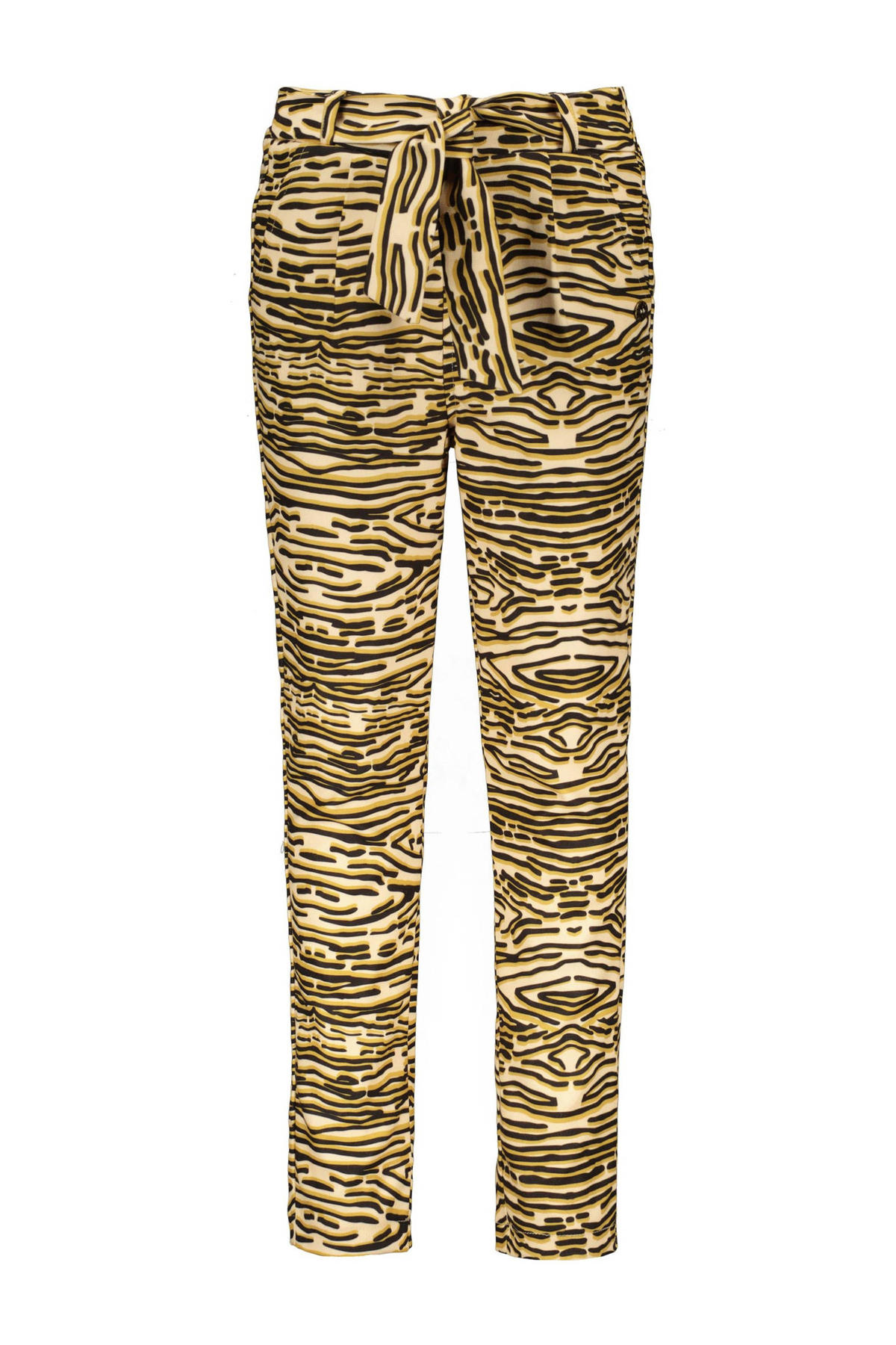 Like Flo slim fit broek met camouflageprint | wehkamp