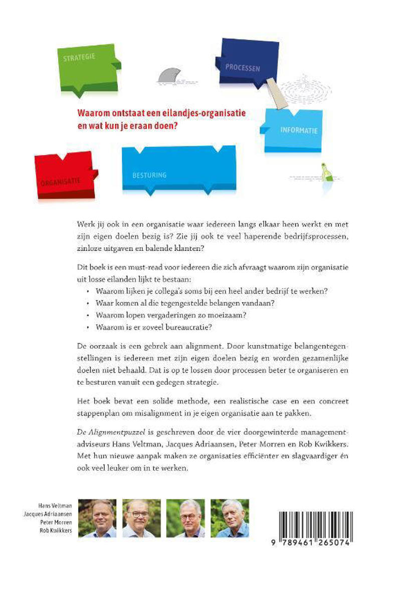 Hans Veltman, Jacques Adriaansen, Peter Morren, e.a. De alignmentpuzzel ...
