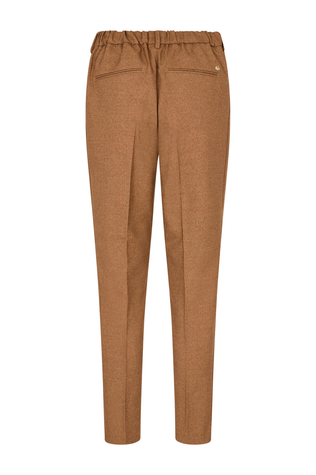 Mos Mosh slim fit broek Gerry Twiggy bruin melange | wehkamp