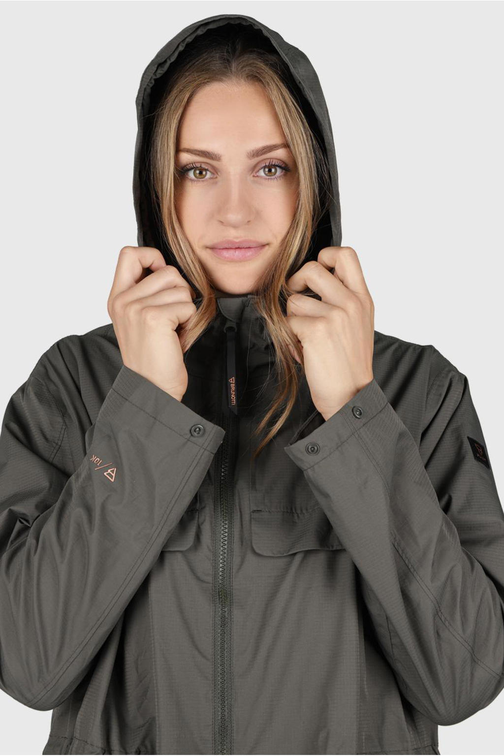 Brunotti outdoor jas Liberty donkergroen | wehkamp