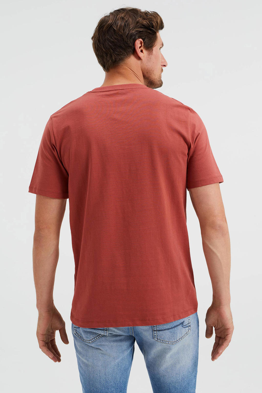 WE Fashion regular fit T-shirt rood | wehkamp