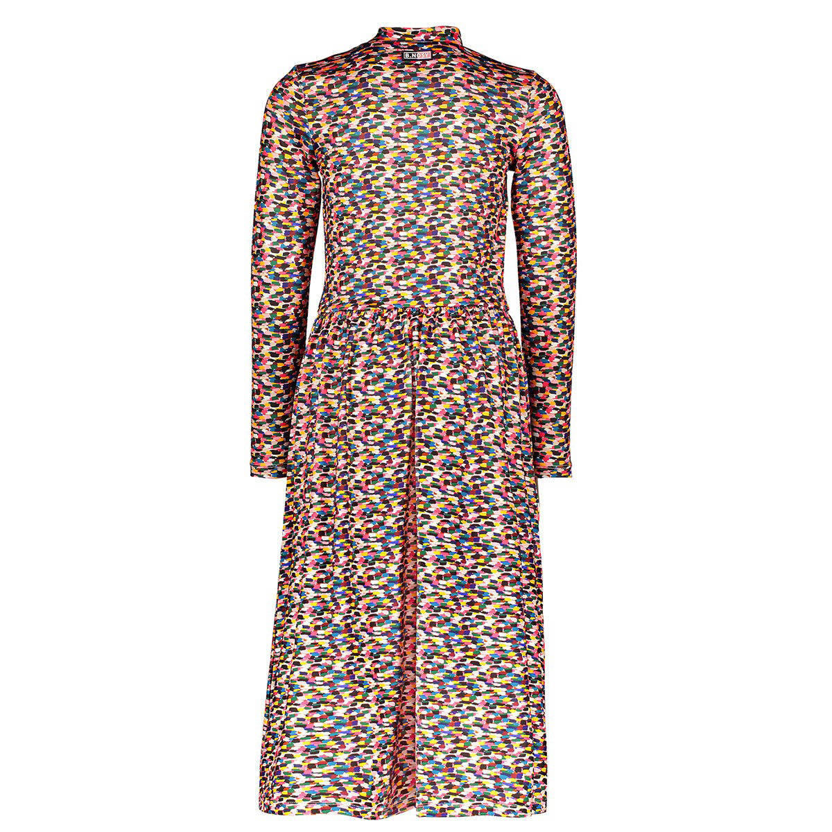 B.Nosy maxi jurk met all over print roze | wehkamp