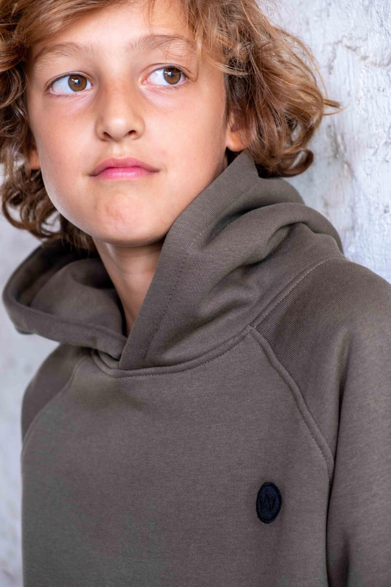 Kronstadt Kids hoodie Lars army groen | wehkamp