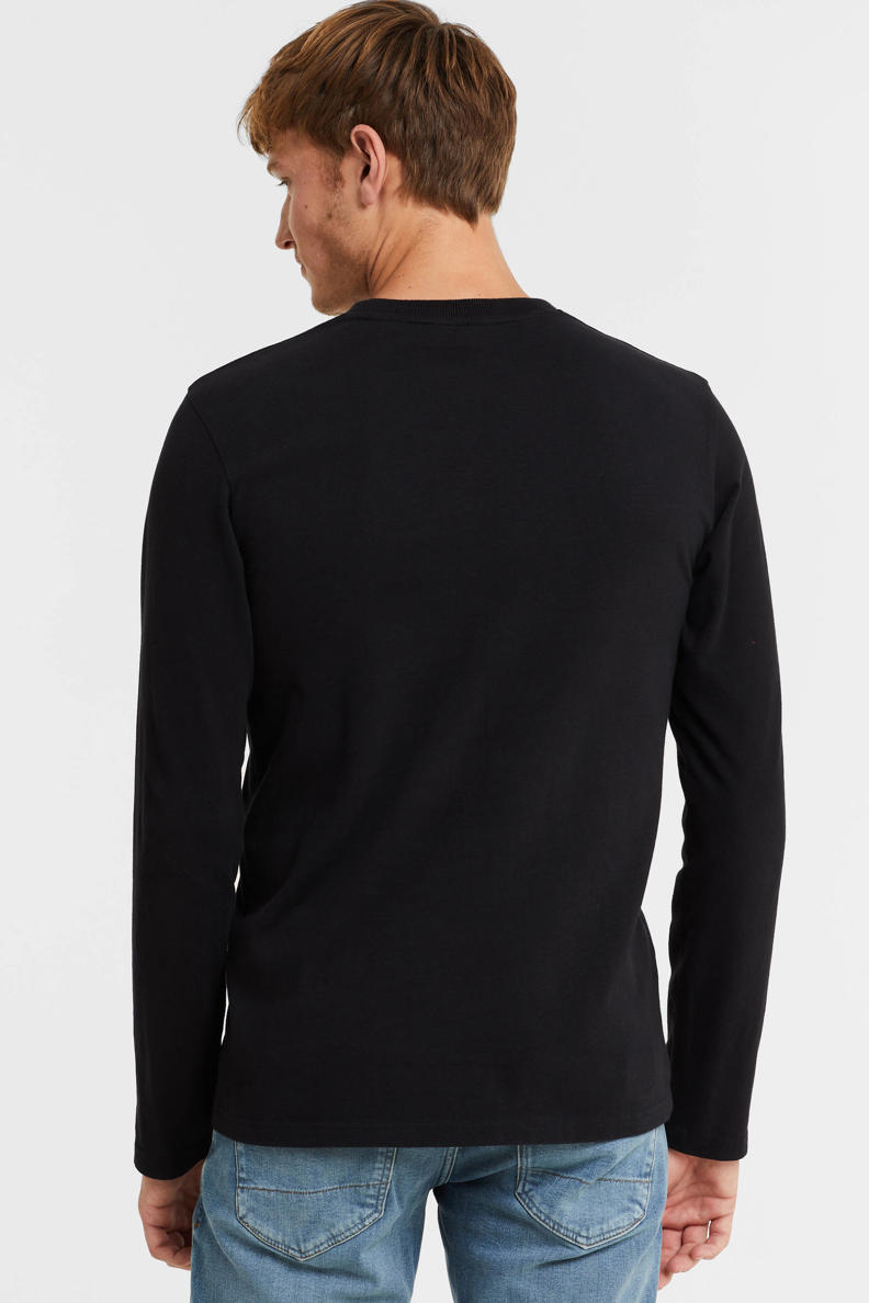 Superdry longsleeve met logo black | wehkamp