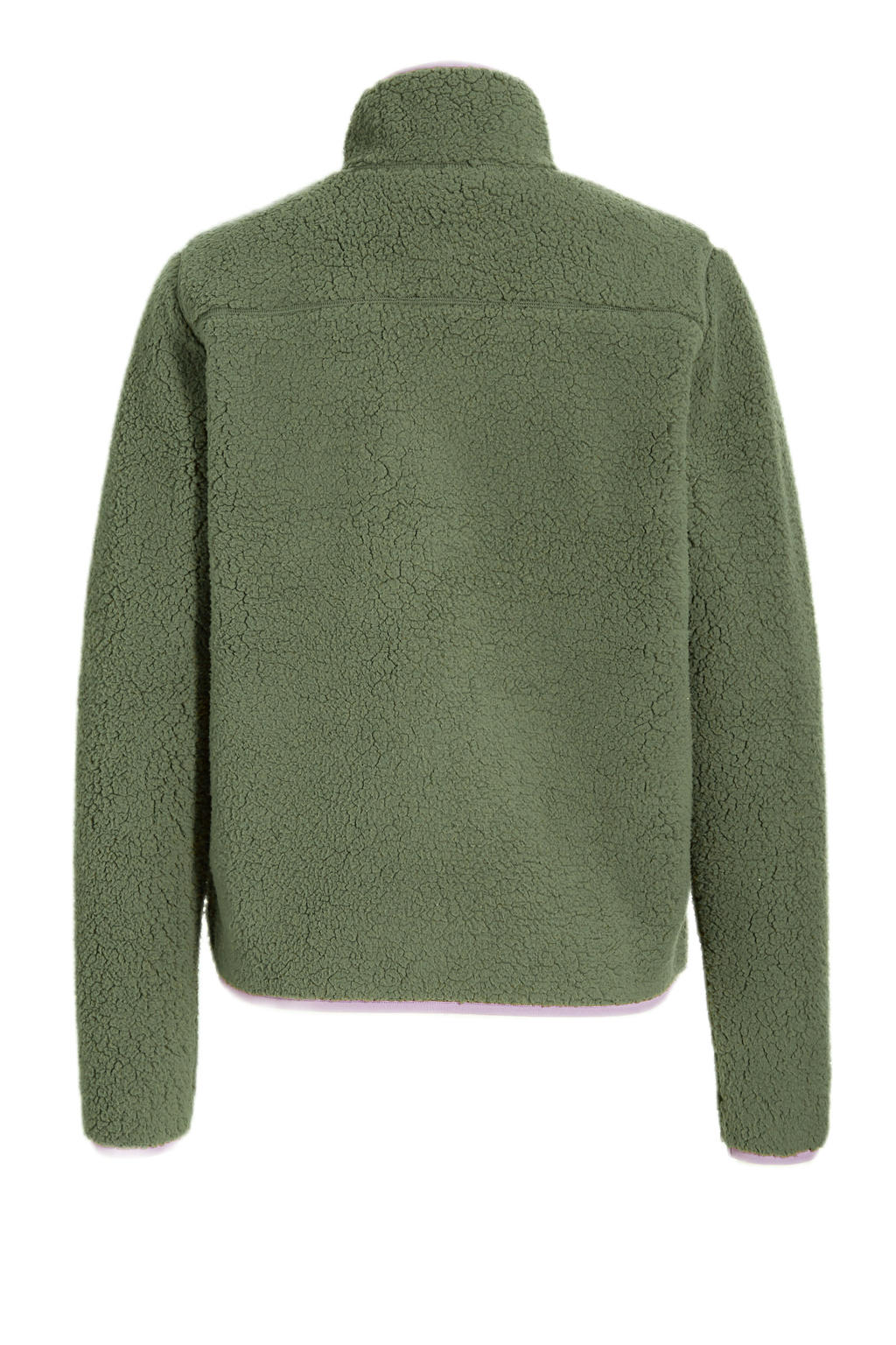 anytime teddy fleece vest khaki | wehkamp