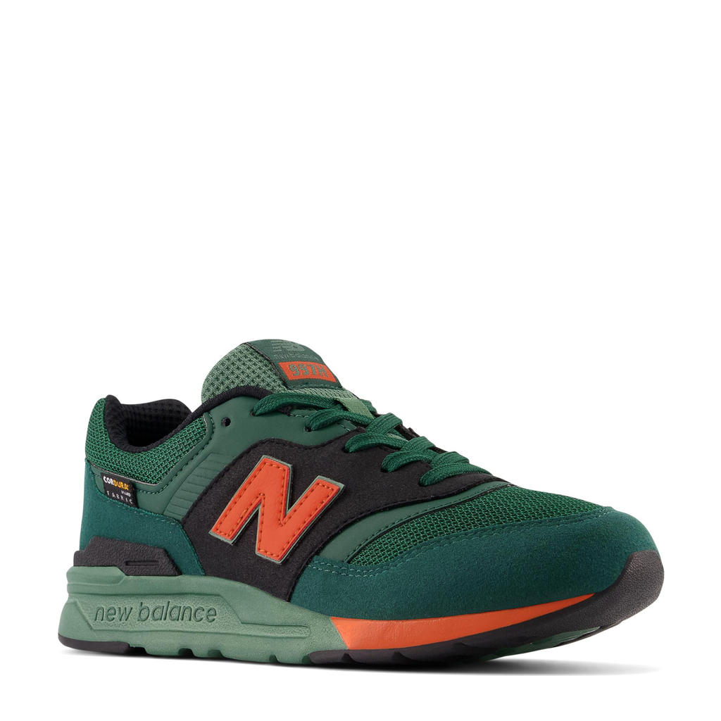 New Balance 997H sneakers donkergroen/oranje/zwart | wehkamp