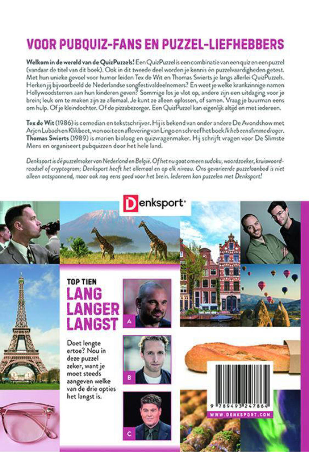 Thomas Swierts en Tex de Wit Denksport - QuizPuzzels 2 | wehkamp