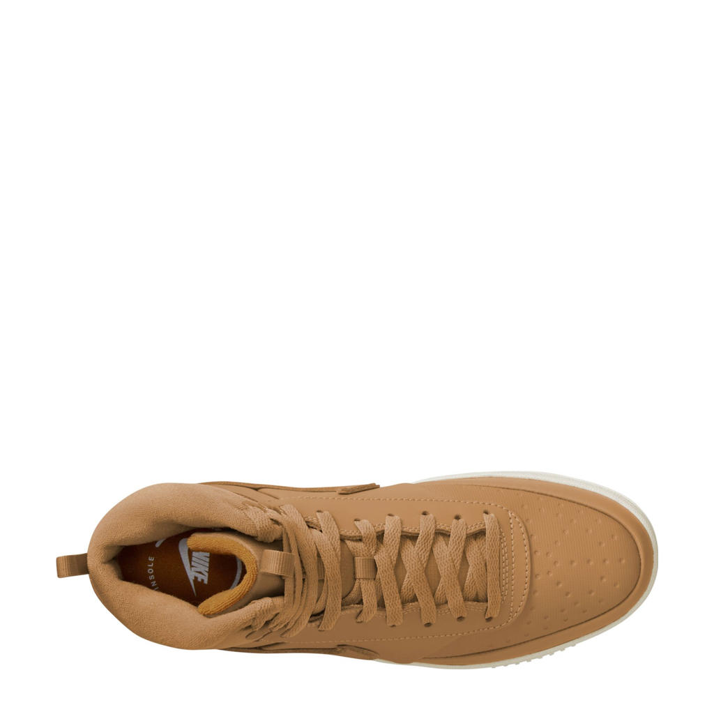 Nike Court Vision Mid Winter sneakers camel | wehkamp