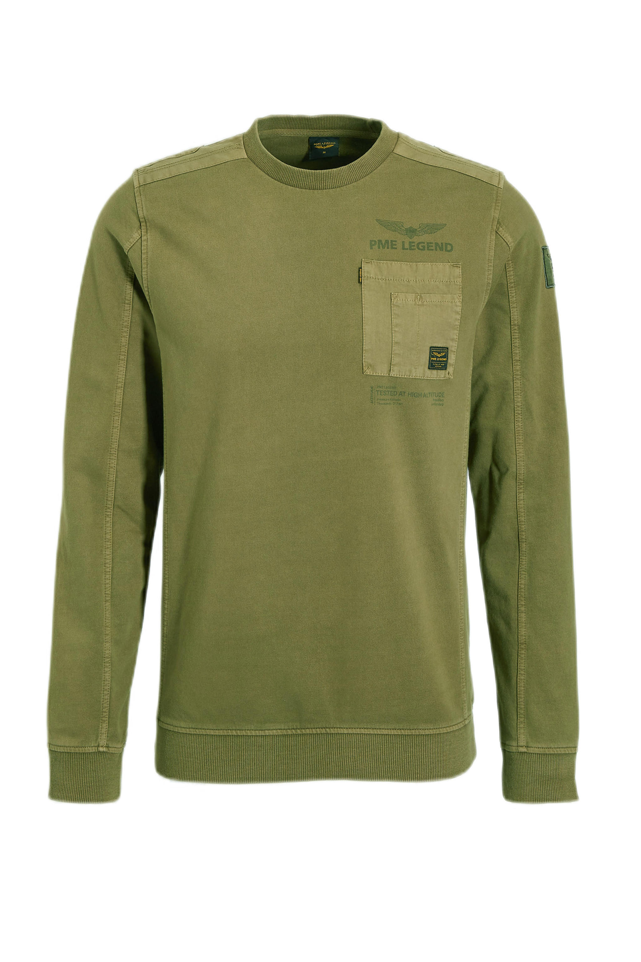 PME Legend sweater 6409 olive | wehkamp