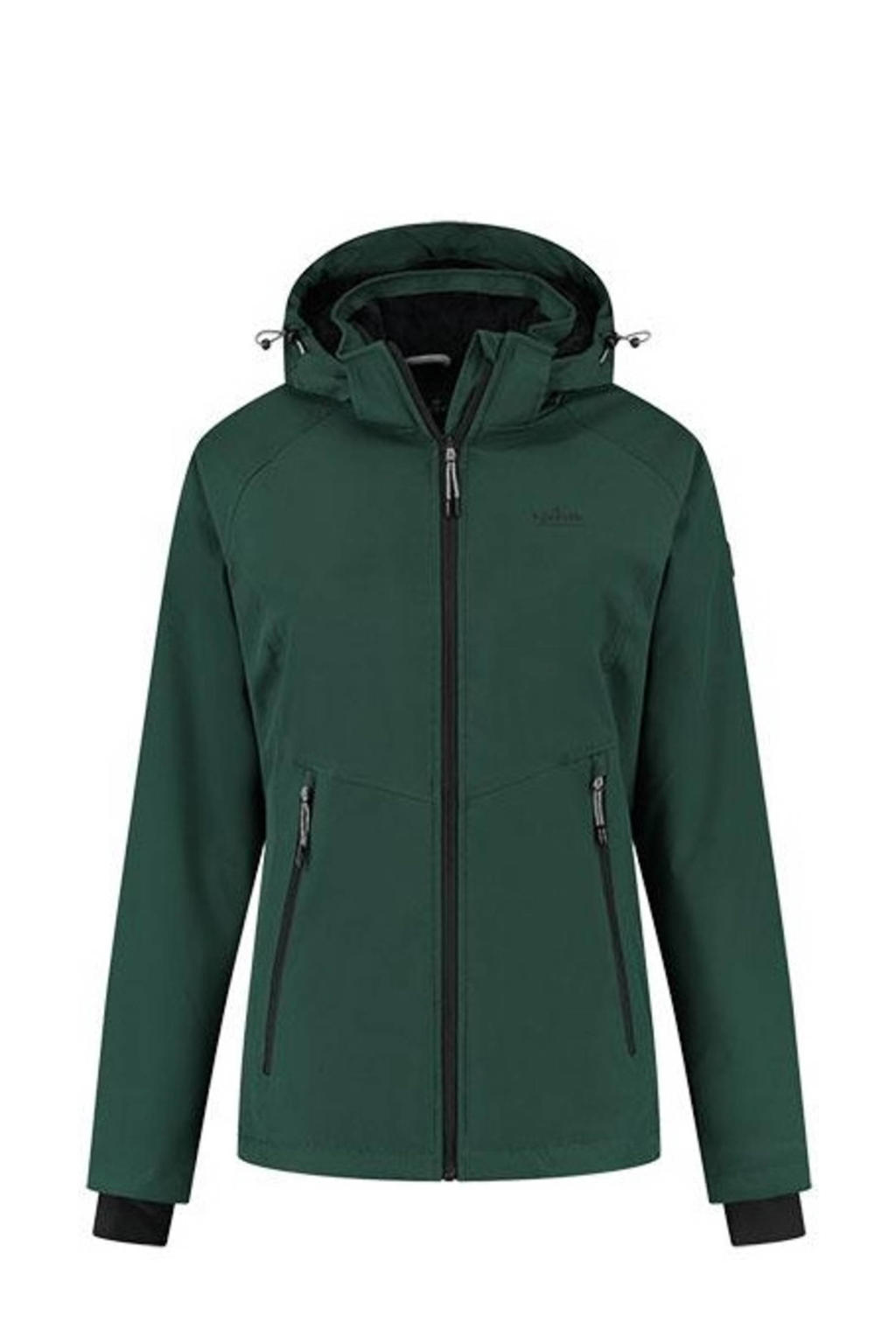 Kjelvik softshell jack Cato groen | wehkamp