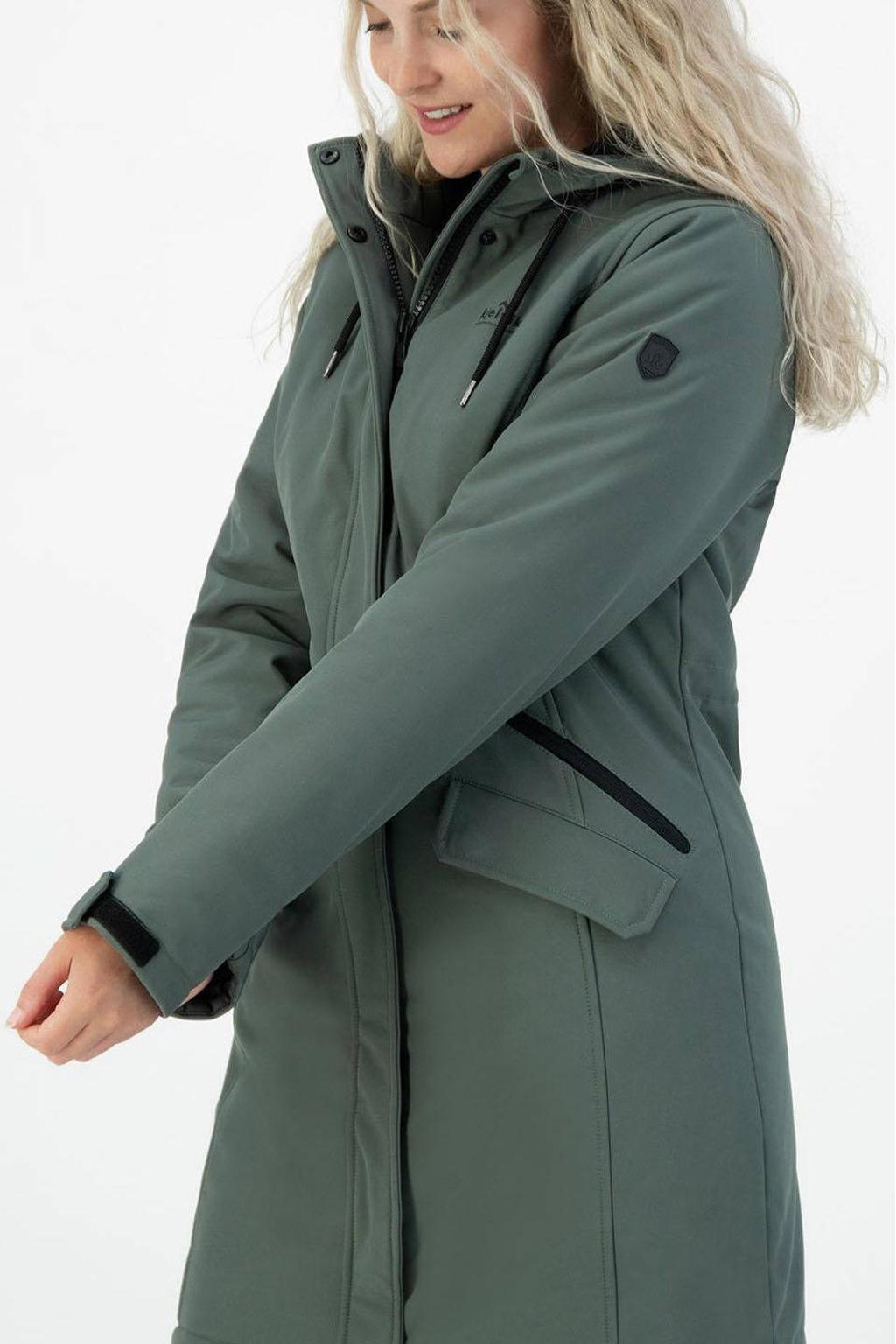 Kjelvik softshell jas Chanela groen | wehkamp