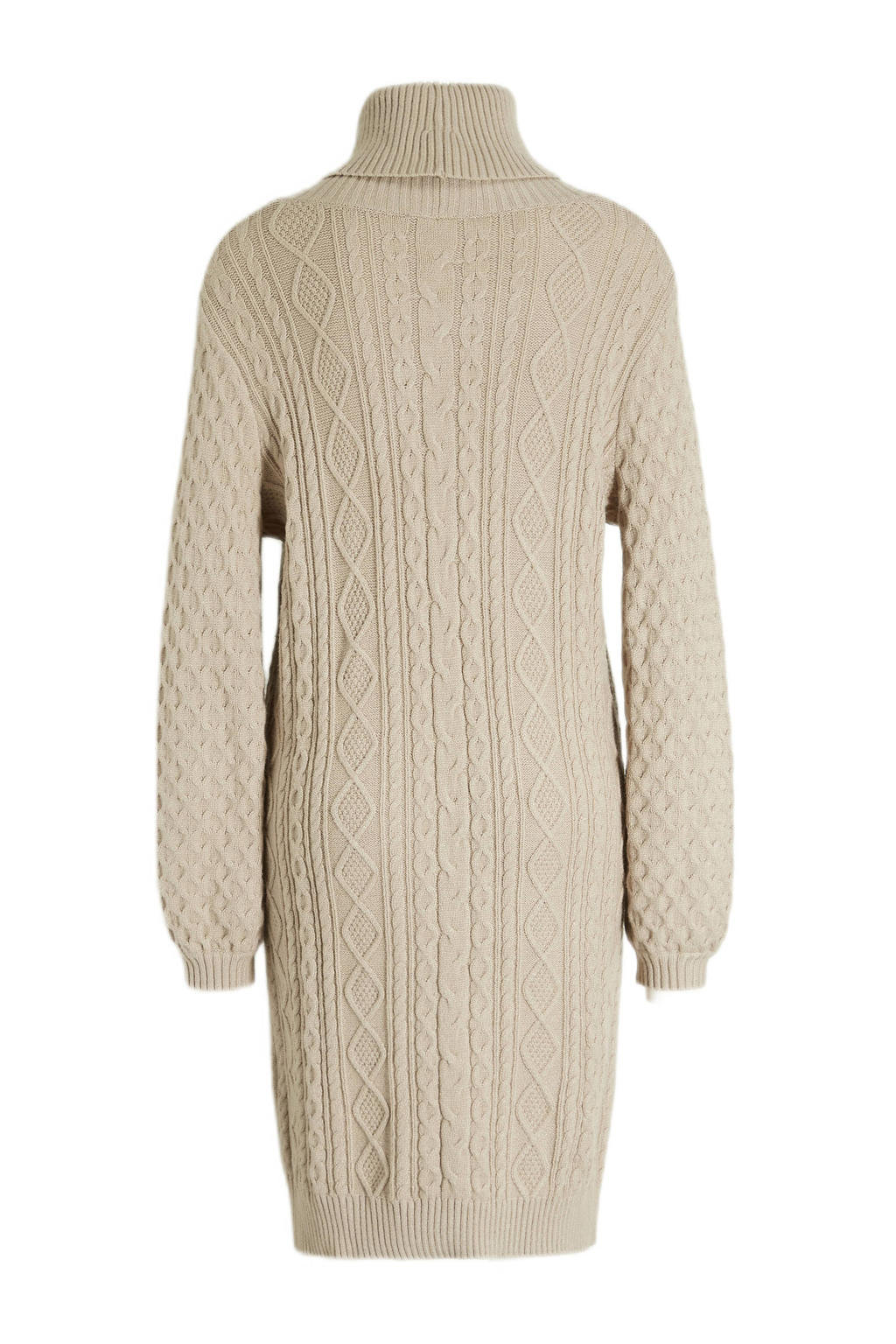 Smashed Lemon grofgebreide jurk Teresa zand | wehkamp