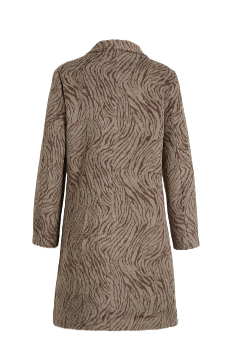 Smashed Lemon jas Tammy met zebraprint bruin | wehkamp