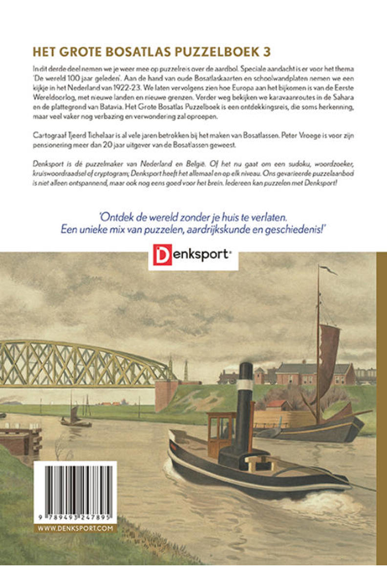 Peter Vroege Denksport - Het Grote Bosatlas Puzzelboek - 100 jaar ...