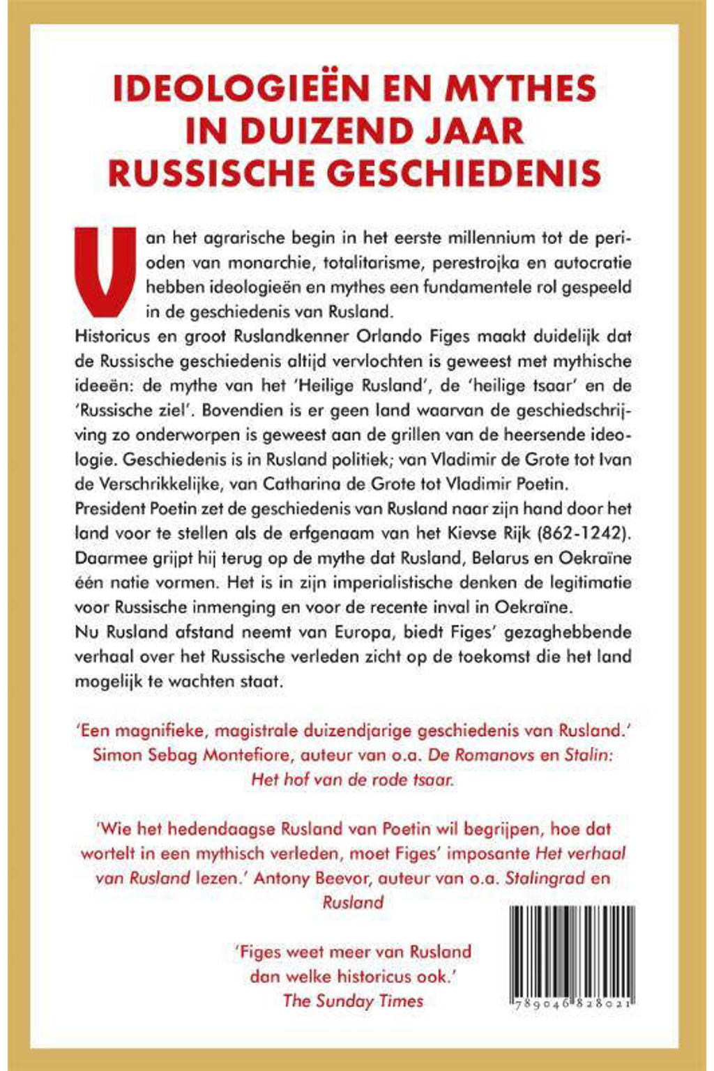 Orlando Figes Het verhaal van Rusland | wehkamp