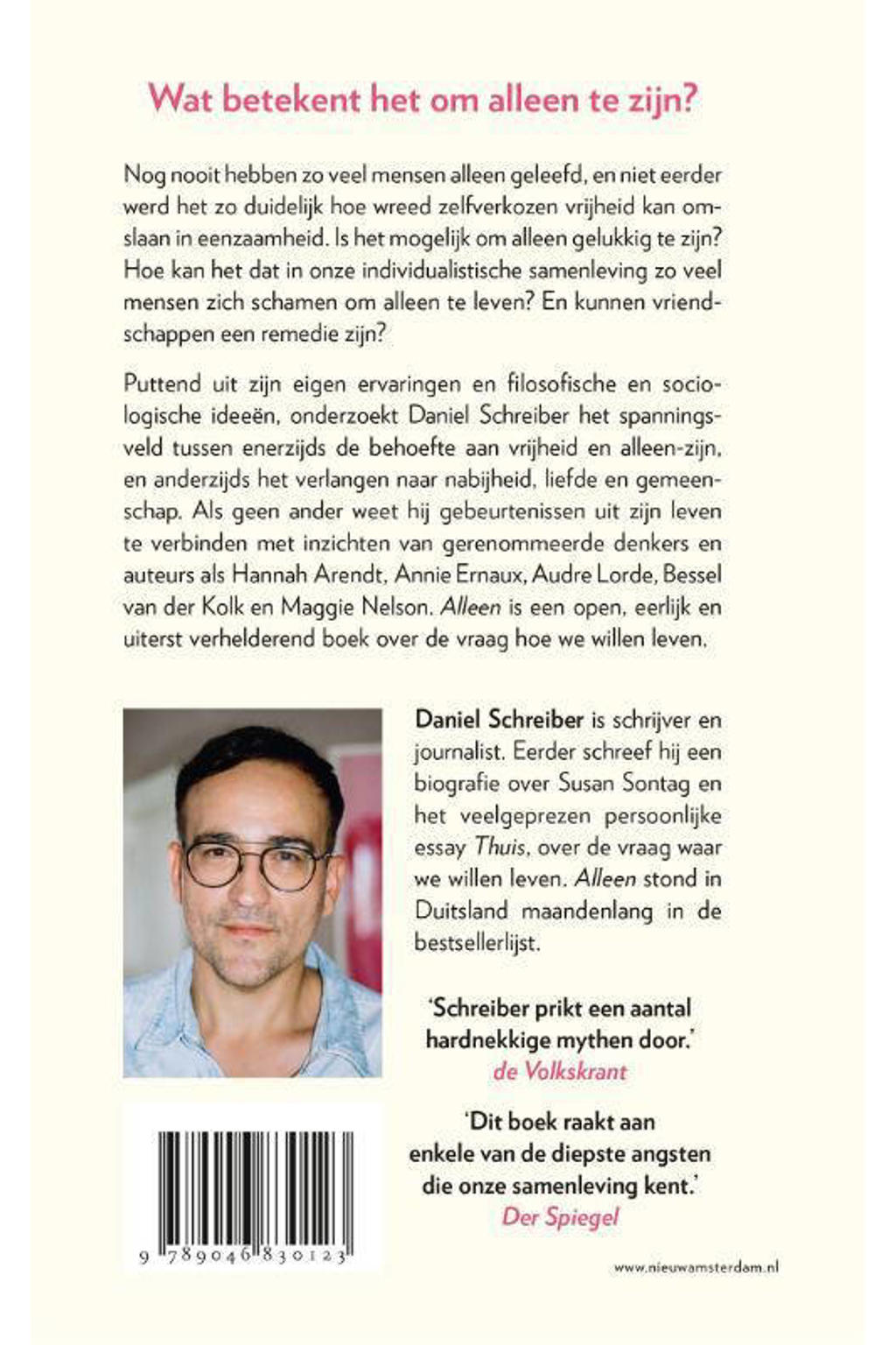 Daniel Schreiber Alleen kopen? | Morgen in huis | wehkamp
