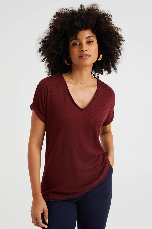 Rode t-shirts & tops voor dames online kopen? | Wehkamp