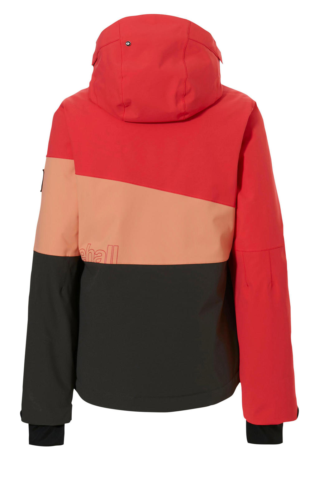 Rehall ski-jack Ricky Jr. koraalrood/zwart | wehkamp