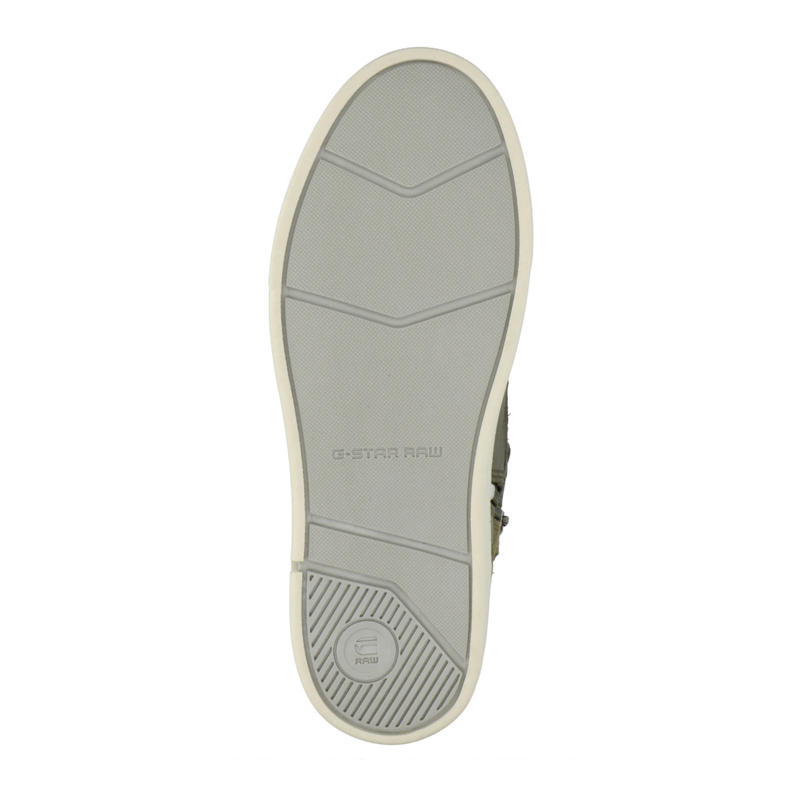 G-Star RAW RAVOND MID BSC DNM Bsc leren sneakers olijfgroen | wehkamp