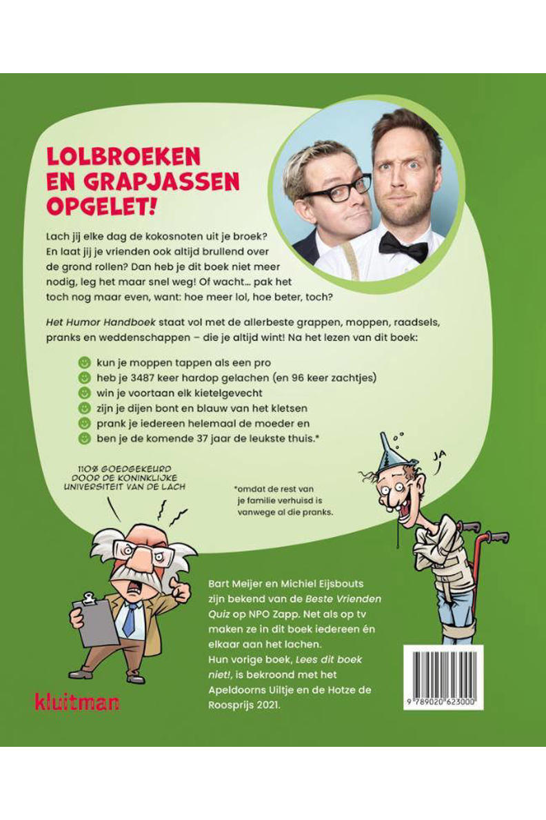 Bart Meijer en Michiel Eijsbouts Het Humor Handboek voor kinderen | wehkamp
