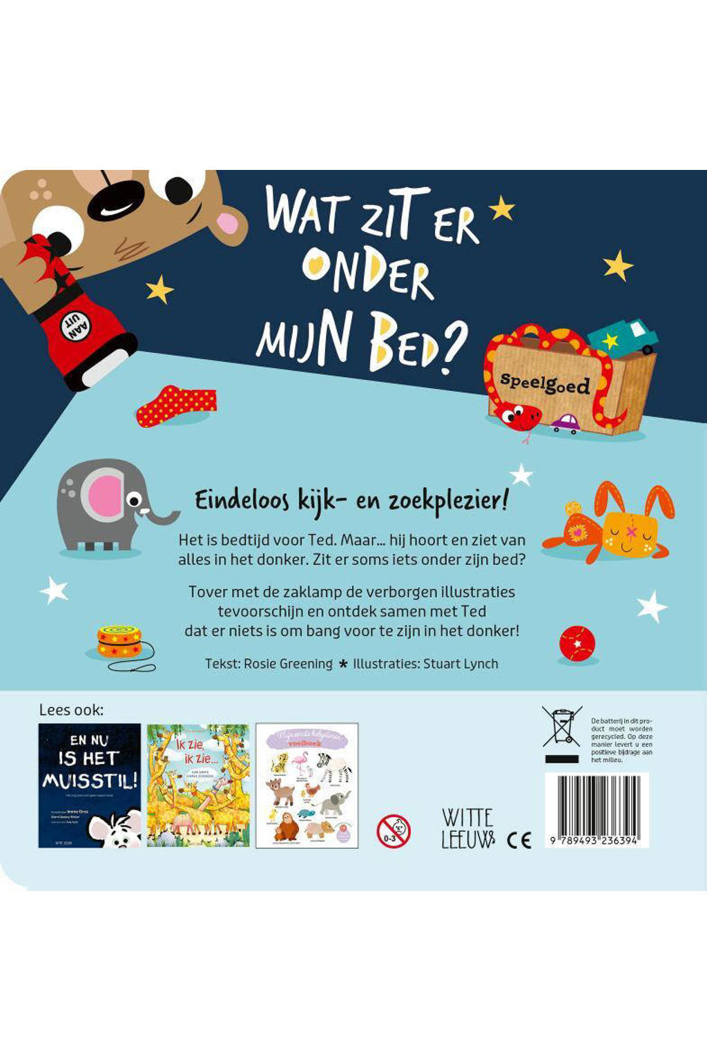 Rosie Greening Zaklampboek: Wat zit er onder mijn bed? | wehkamp