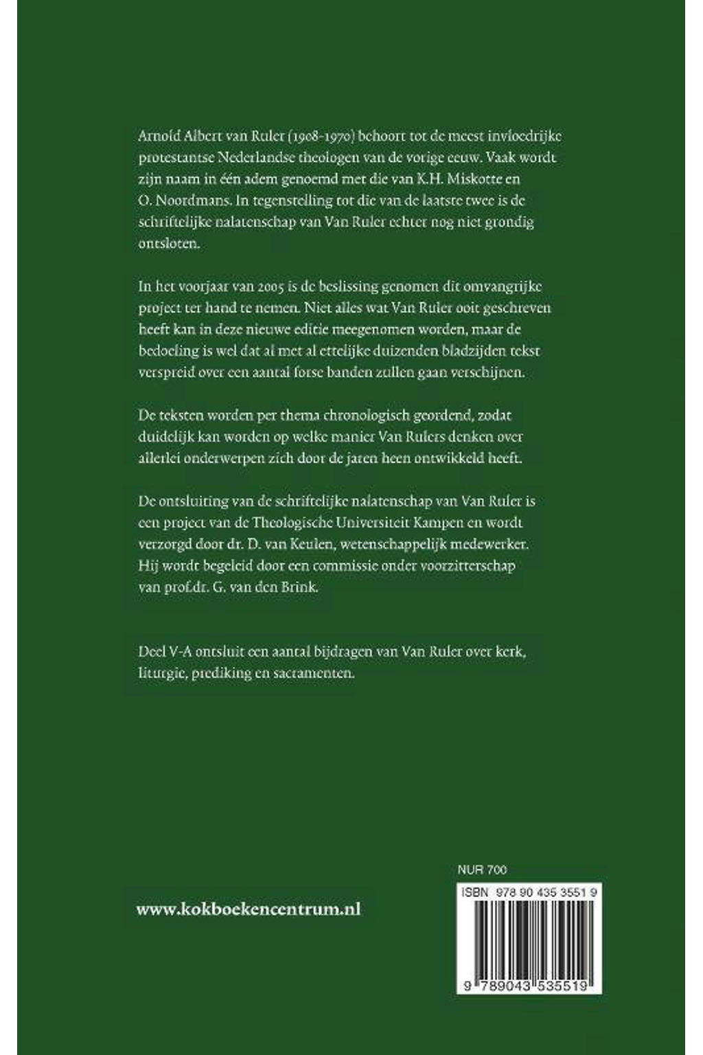 A.A. van Ruler Verzameld werk 5C | wehkamp