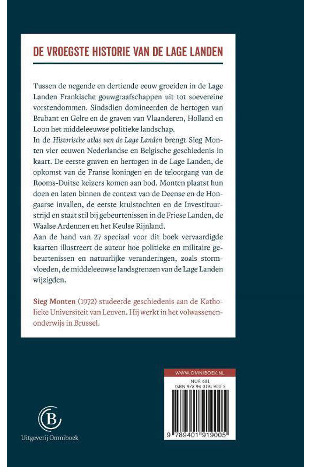 Sieg Monten Historische atlas van de Lage Landen | wehkamp