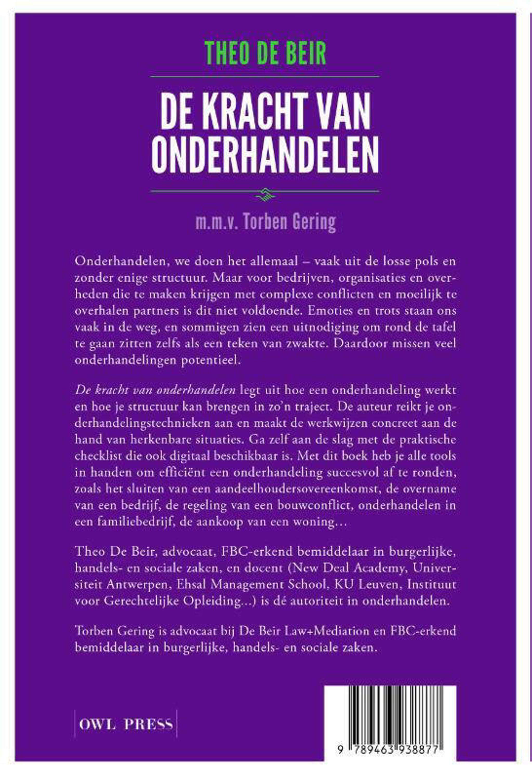 Theo de Beir en Torben Gering De kracht van onderhandelen | wehkamp