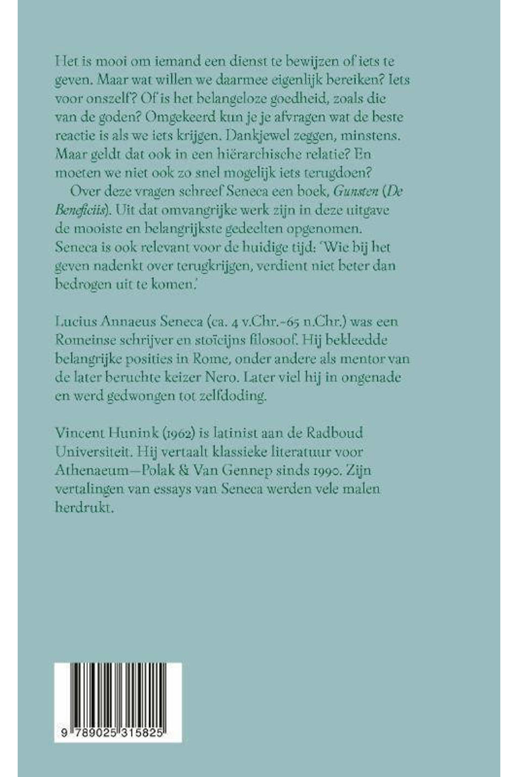 Seneca De kunst van het geven | wehkamp