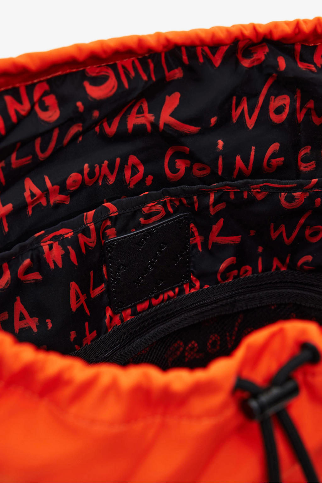 Desigual fluoriserende rugzak oranje | wehkamp