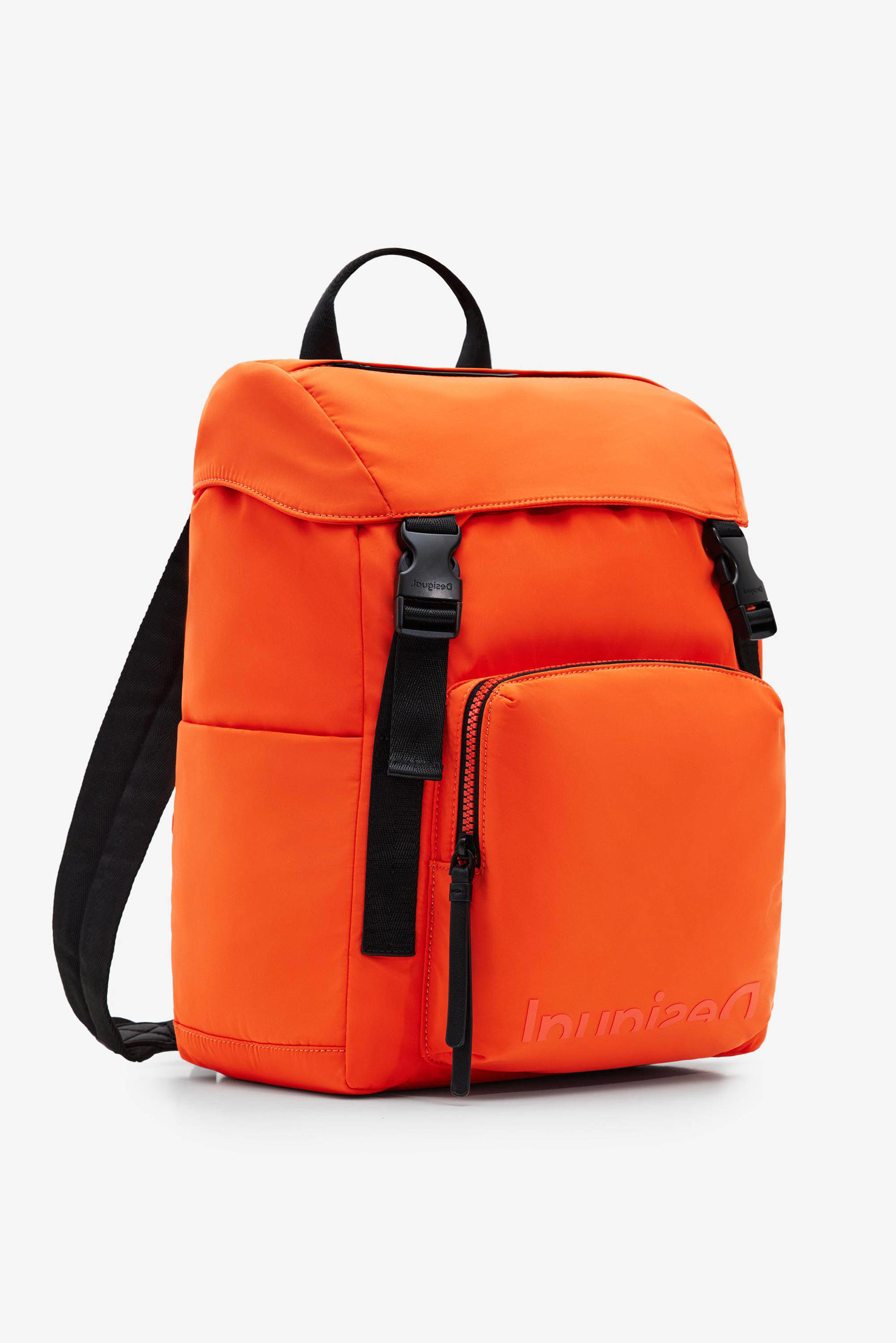 Desigual fluoriserende rugzak oranje | wehkamp