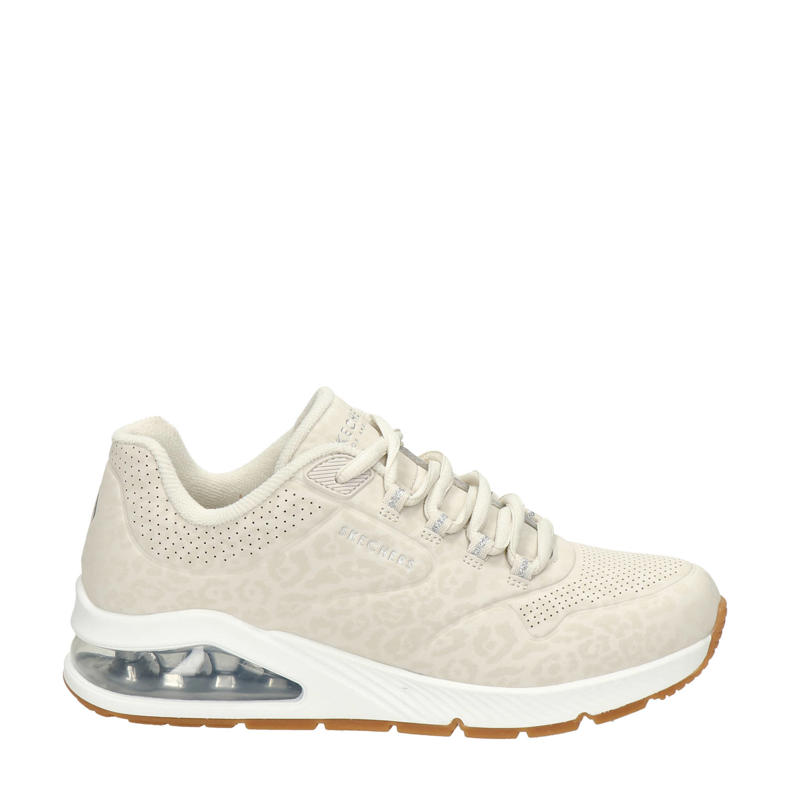 Skechers Uno 2 sneakers met panterprint beige | wehkamp