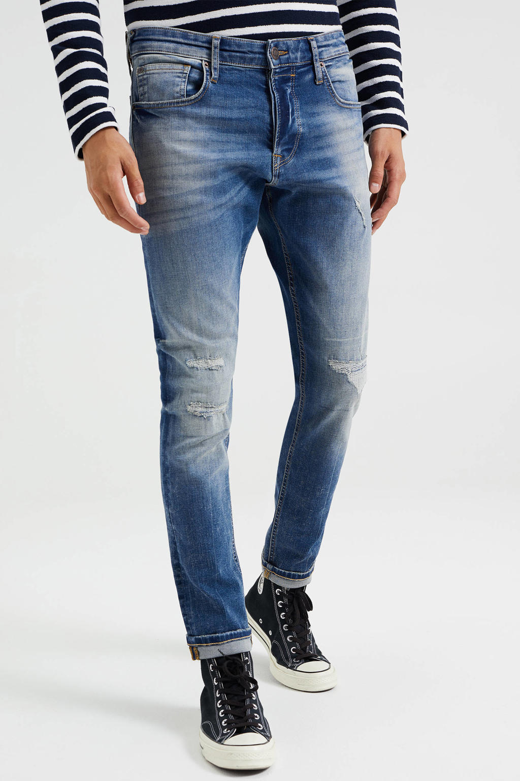 WE Fashion slim fit jeans stonewashed | wehkamp