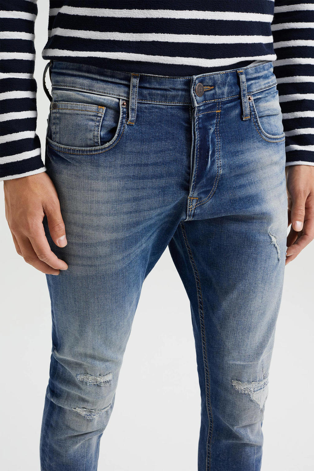 WE Fashion slim fit jeans stonewashed | wehkamp