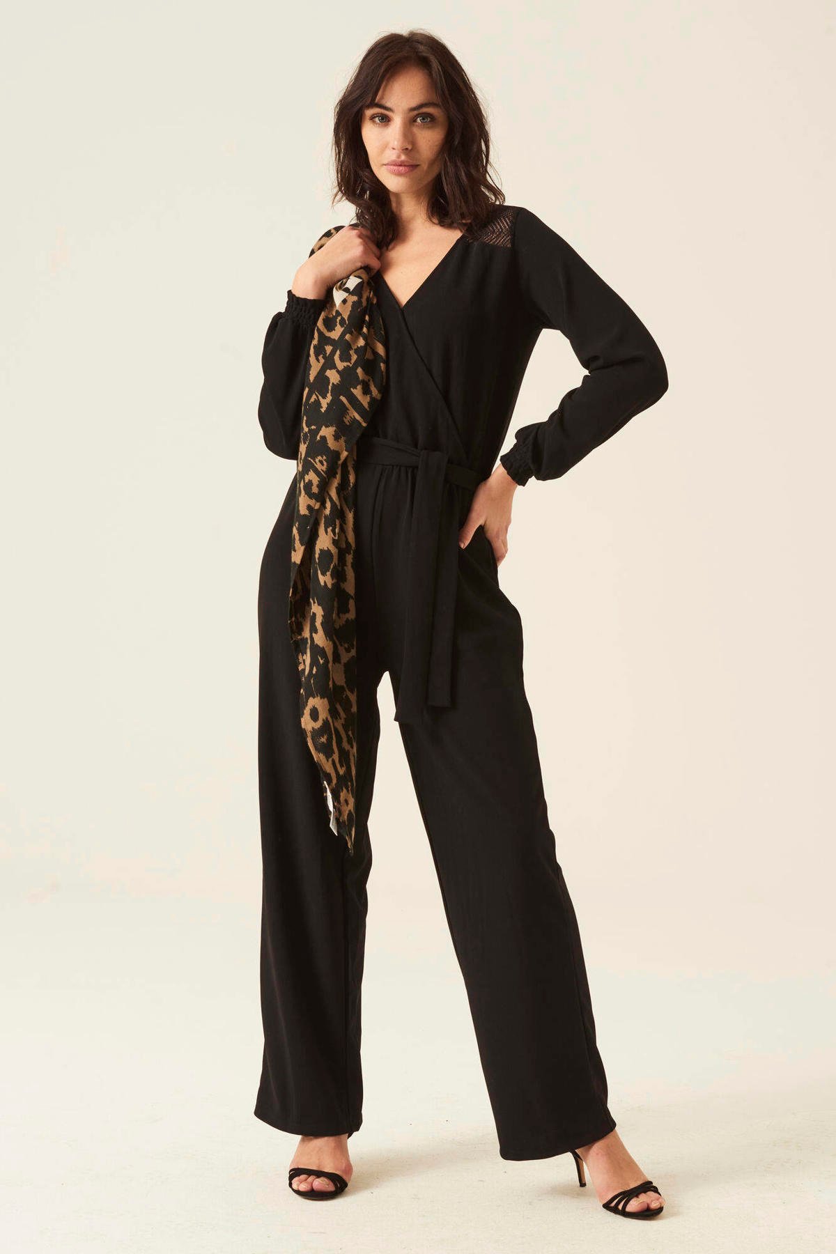 Garcia jumpsuit zwart | wehkamp