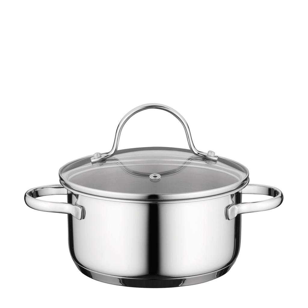 BergHOFF Essentials kookpan met deksel Comfort (Ø16 cm) | wehkamp