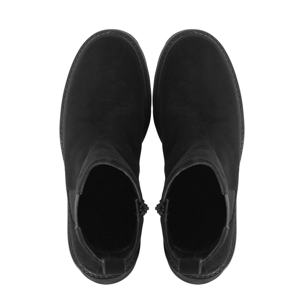 Unisa Jajun suède chelsea boots zwart | wehkamp