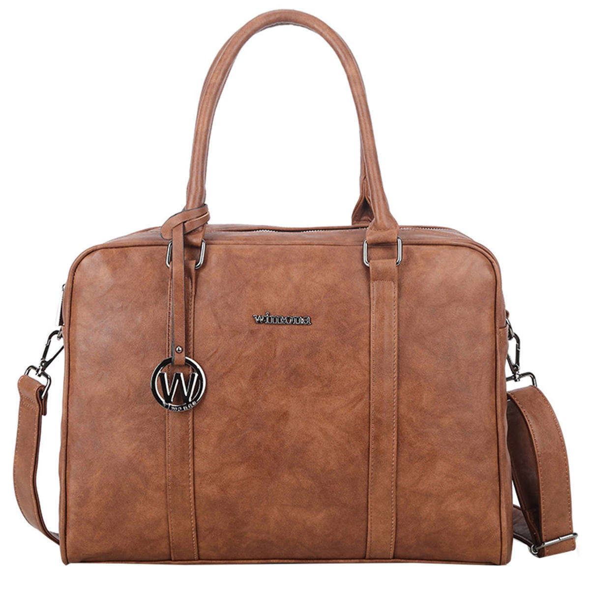 Wimona 15.4 inch laptoptas Luciana-One cognac | wehkamp