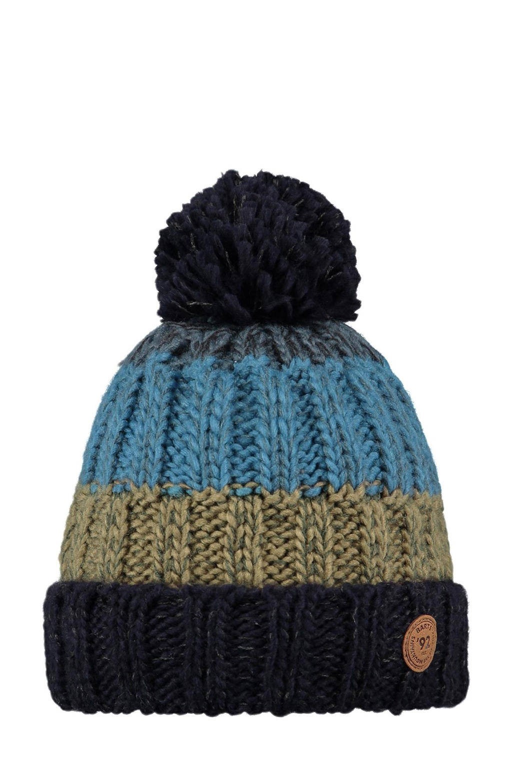 Barts gestreepte muts blauw multi | wehkamp