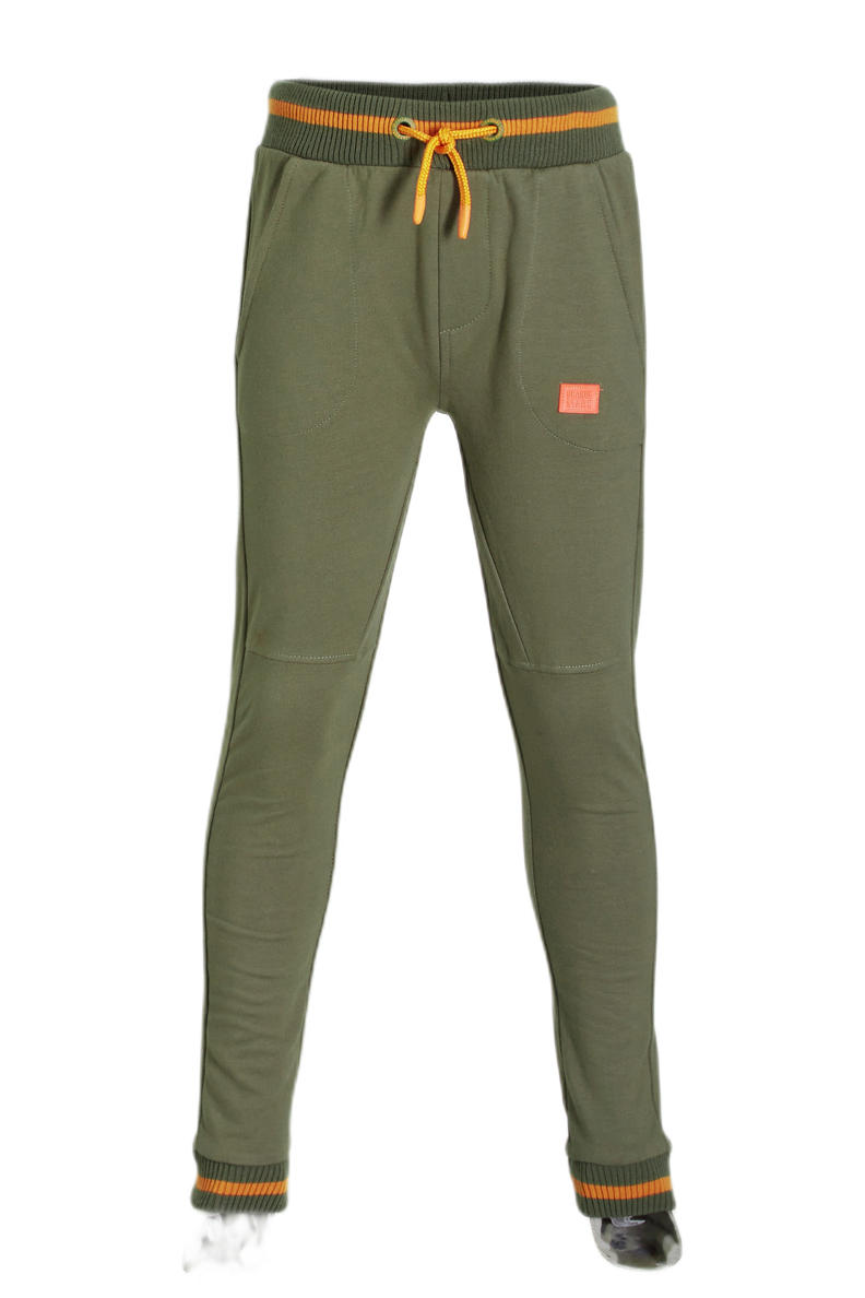 Orange Stars slim fit joggingbroek Kurt groen | wehkamp