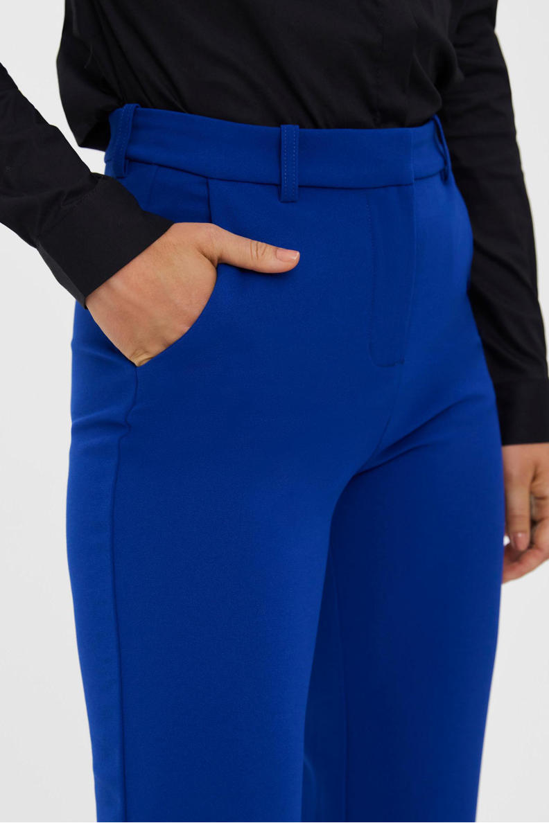 VERO MODA high waist straight fit pantalon VMZAMIRA van gerecycled ...