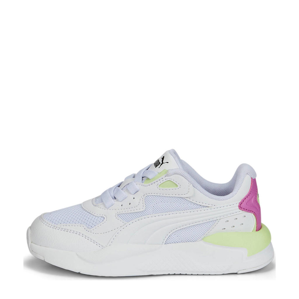 Puma X-ray Speed sneakers wit/roze/groen | wehkamp