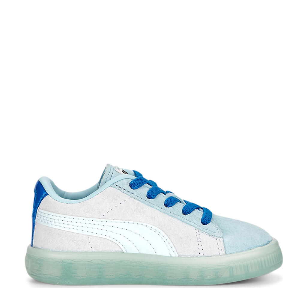 Puma x Pokemon Squirtle suède sneakers blauw/grijs | wehkamp