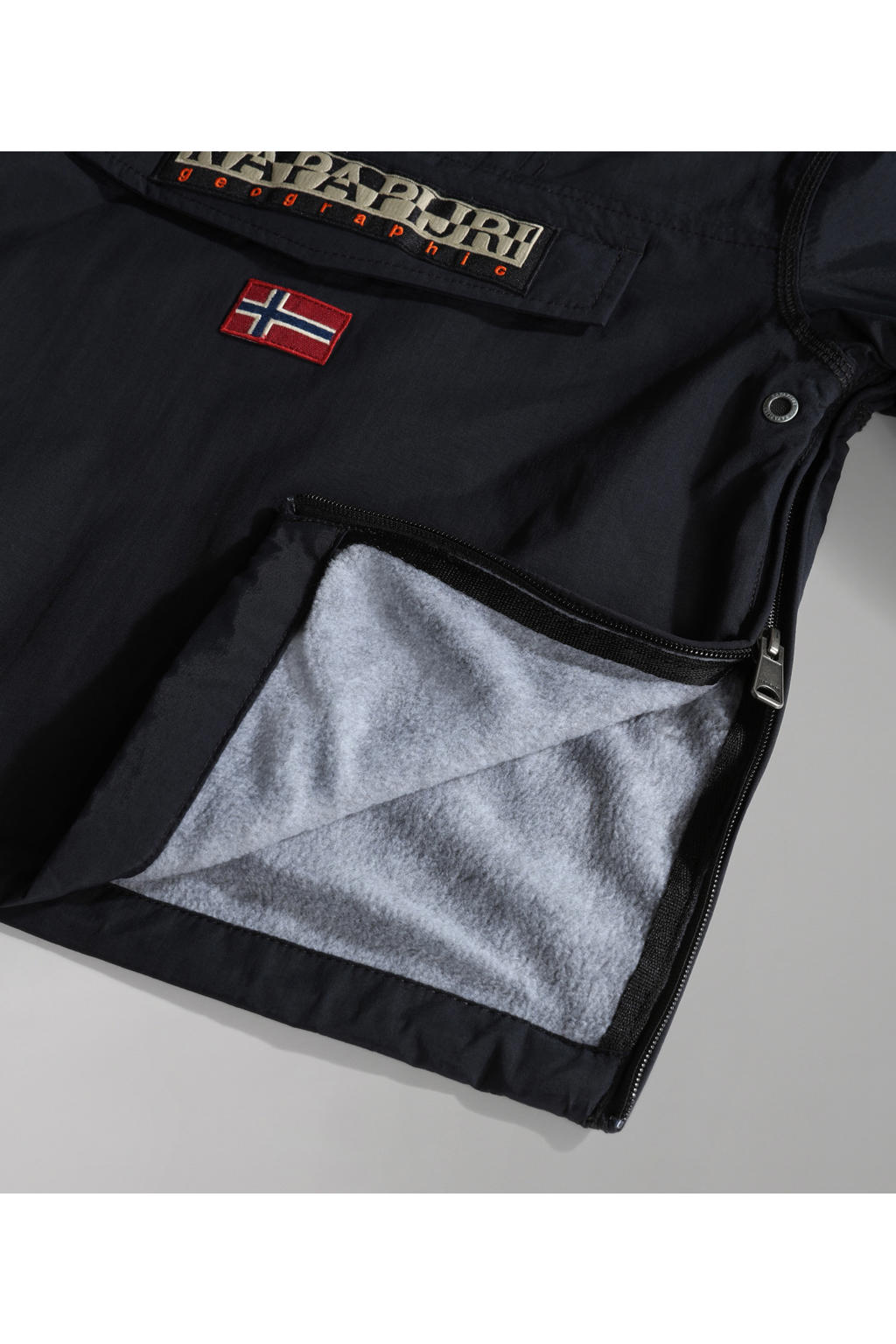 Napapijri winterjas met logo zwart | wehkamp